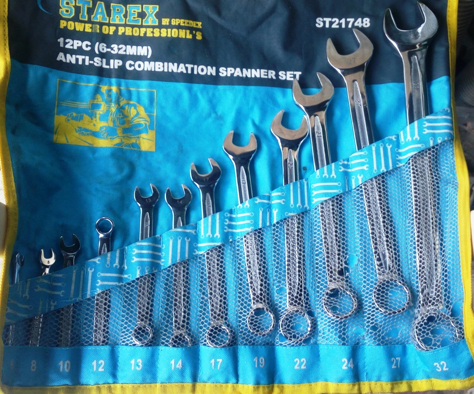 STAREX 12PCS COMBINATION SPANNER (6-32MM) – Mewnex Tools Ltd
